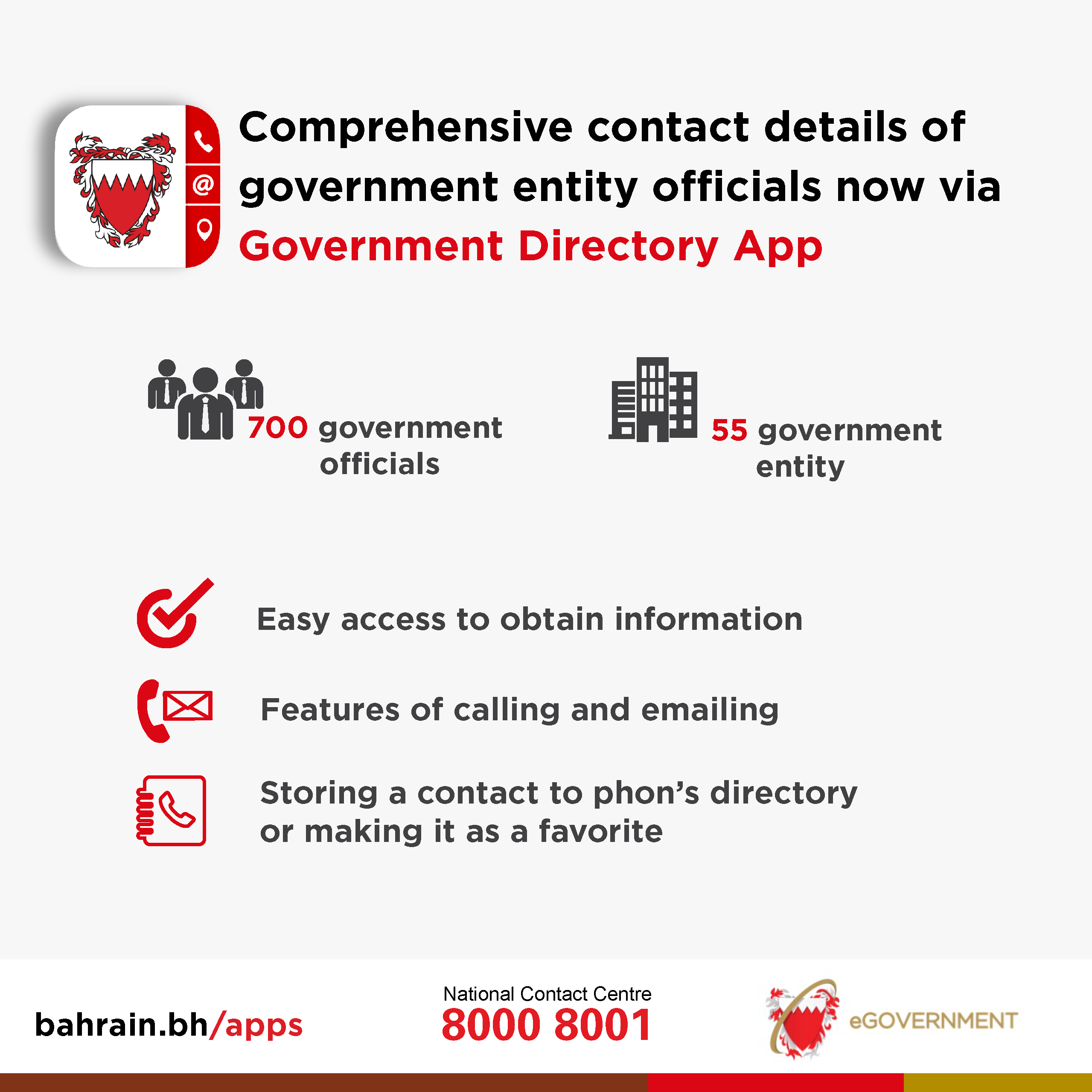 Launch of Government Directory App on bahrain.bh/apps - Bahrain This Week
