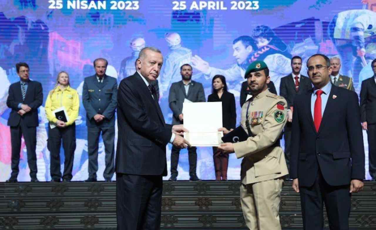 Turkish President honours Royal Guard’s search and rescue taskforce ...