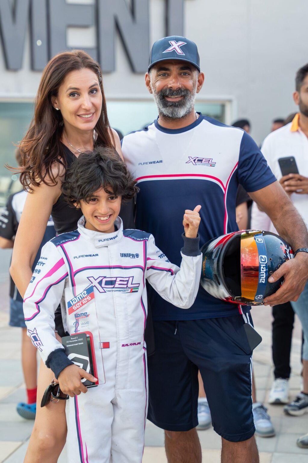 Double Podium for Shaikh Saif bin Hassan Al Khalifa in IAME Series UAE